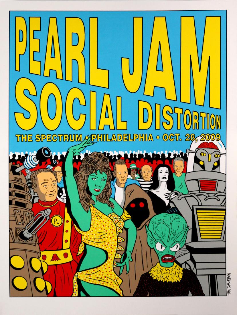 Tom Tomorrow - Pearl Jam / Social Distortion Poster