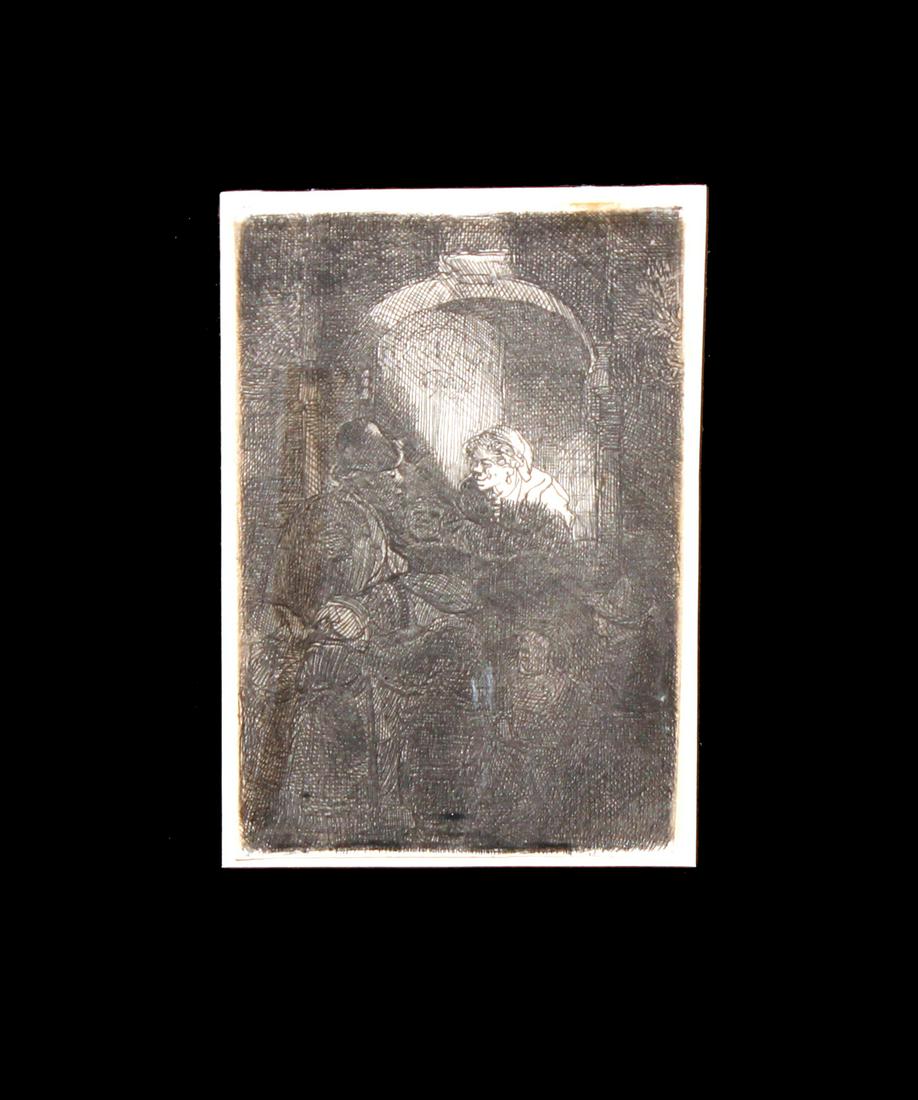 Rembrandt van Rijn - Woman at a Door Hatch Talking to a - Sep 12, 2019 ...