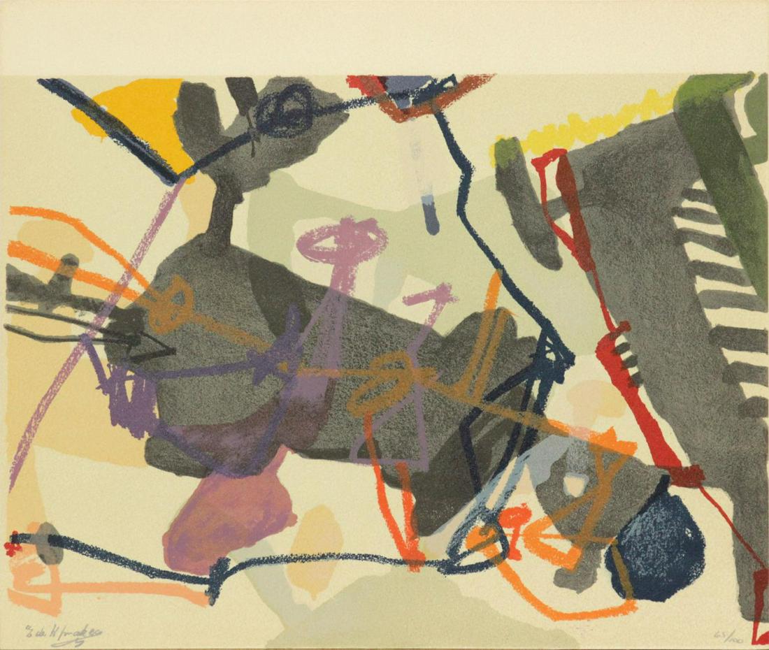 Eugene De Kermadec Untitled Abstract Landscape