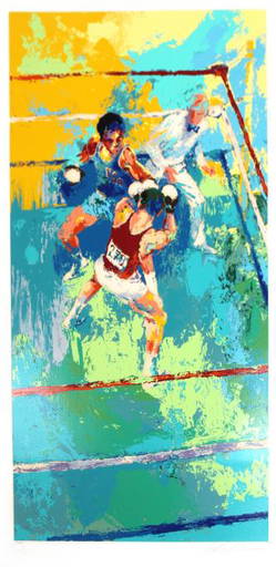 Leroy Neiman Olympic Boxing Moscow 1980