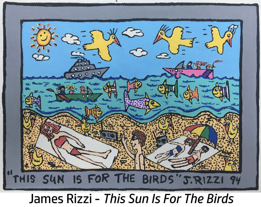 James Rizzi This Sun Is For The Birds