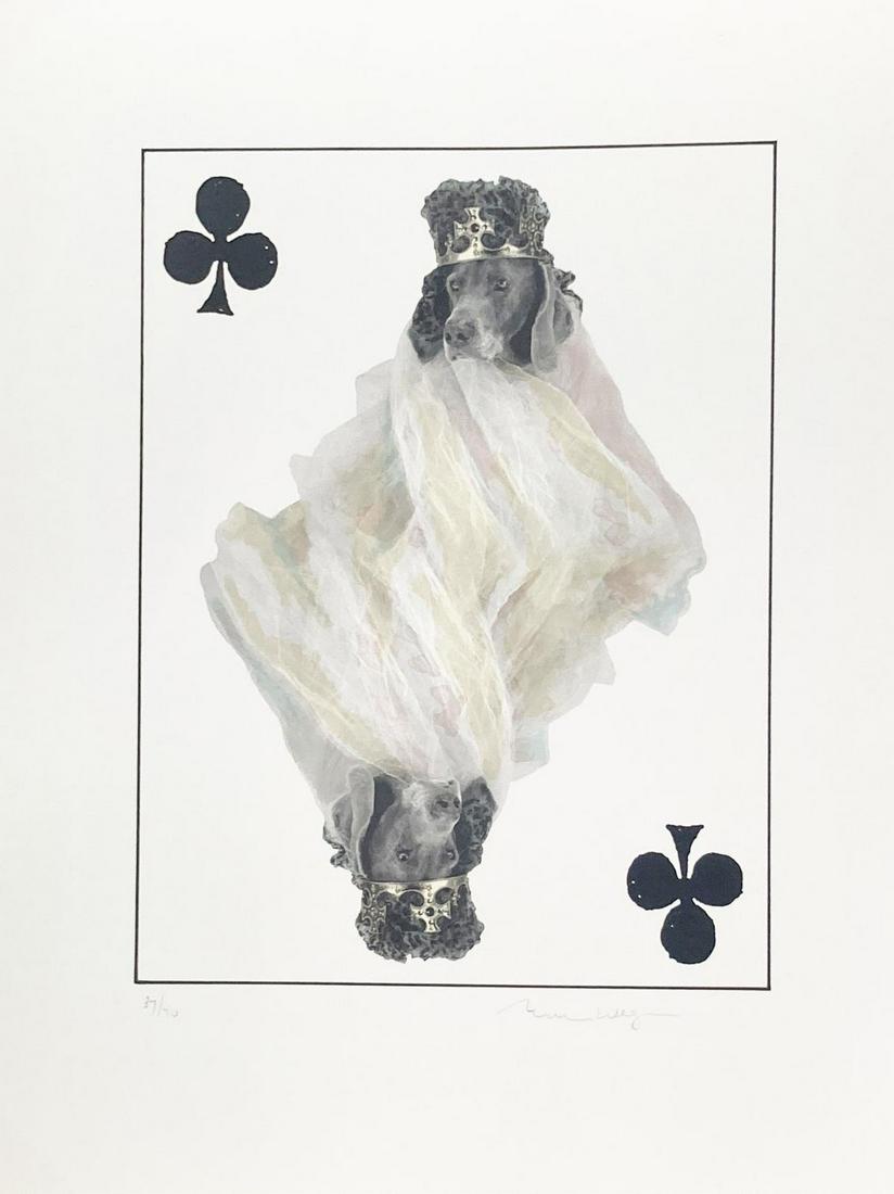 William Wegman Royal Flush King