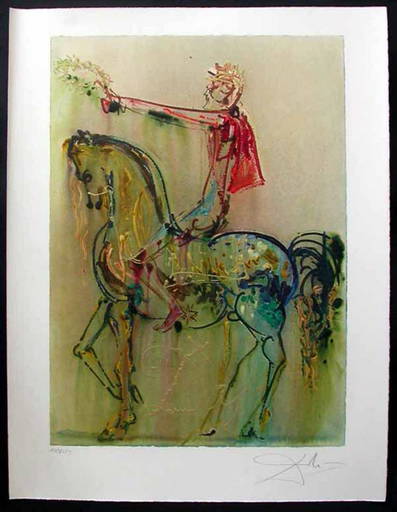 Salvador Dali Le Chevalier Roman (the Roman Cavalier)