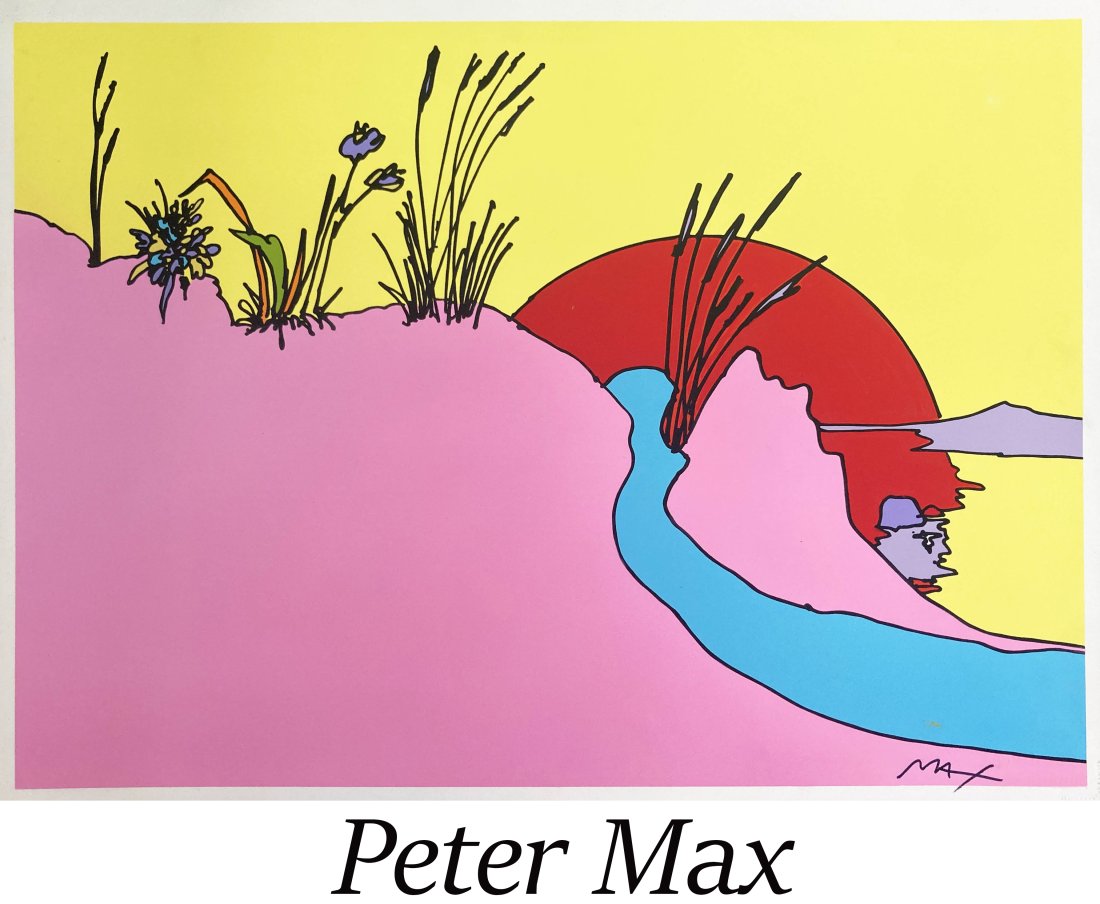 Peter Max - Space Landscape Ii Auction
