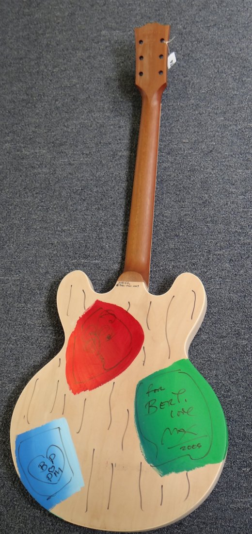 Peter Max hand painted Gibson guitar