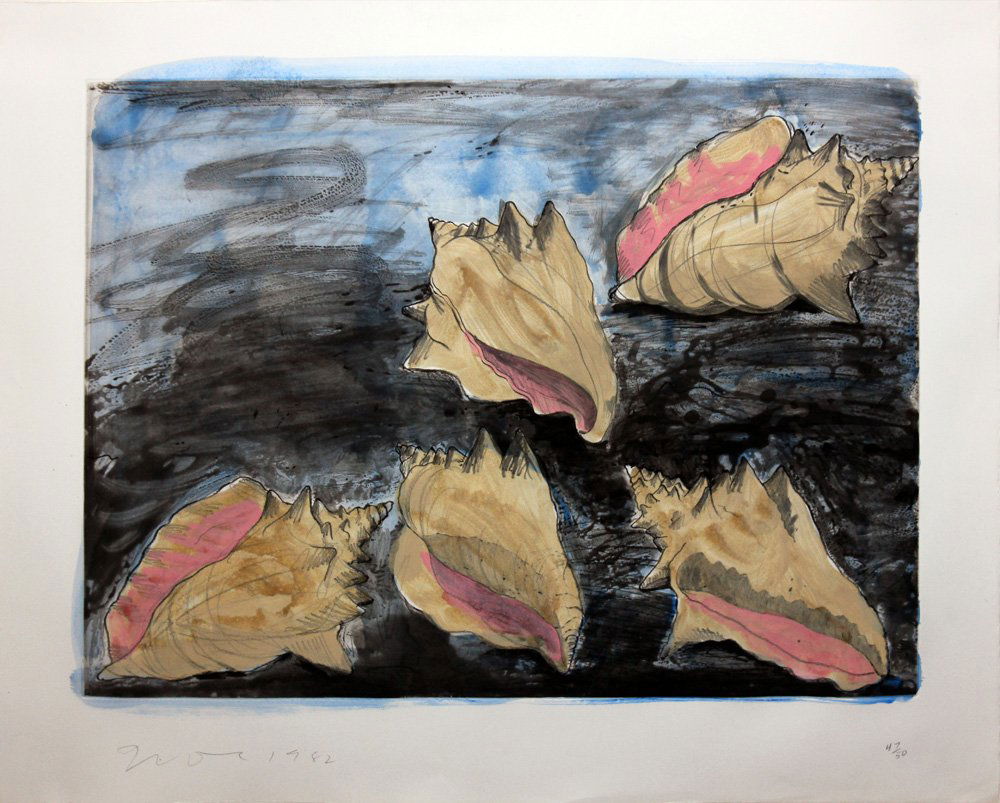 Jim Dine "Five Shells" - Jul 02, 2014 | Dane Fine Art in PA