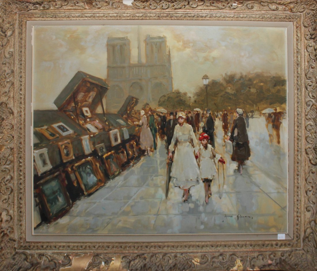 Andre Gisson original oil painting