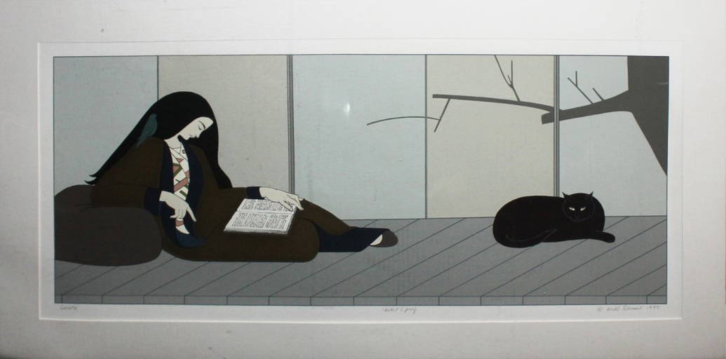 Will Barnet "red Aurora"