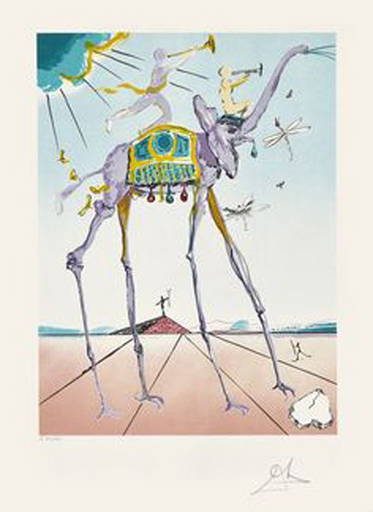 Salvador Dali Celestial Elephant Space Elephant