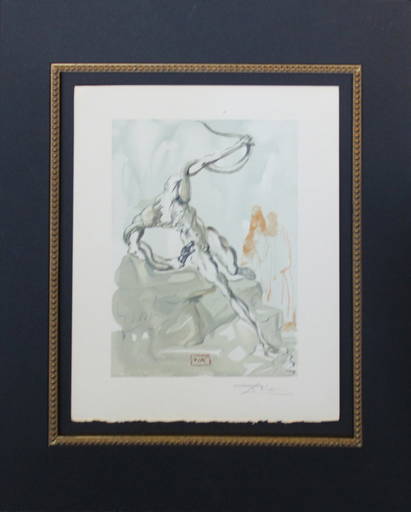 Salvador Dali "the Punishment Of Vanni Fucci"