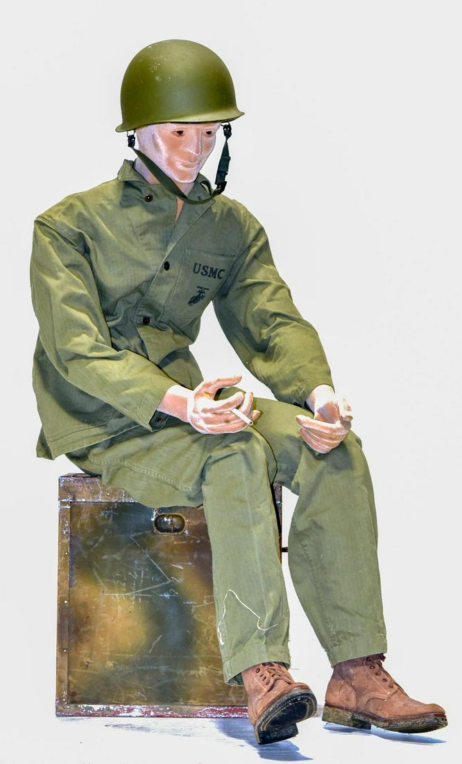 Wwii U.s. Marine Corps Infantry Service Uniform And