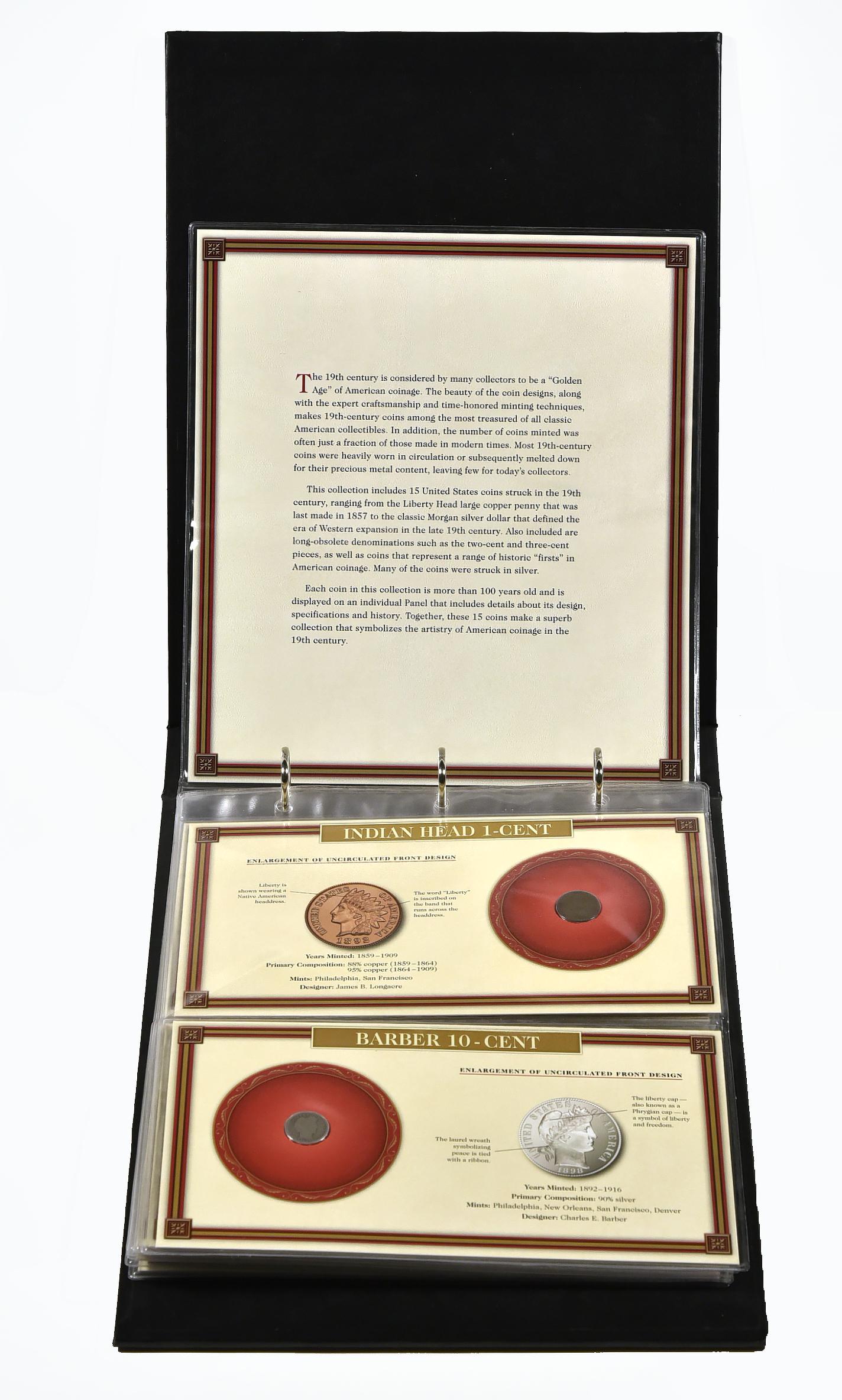 16 U.s. Coins Of The 19th Century Pcs Stamps And Coins