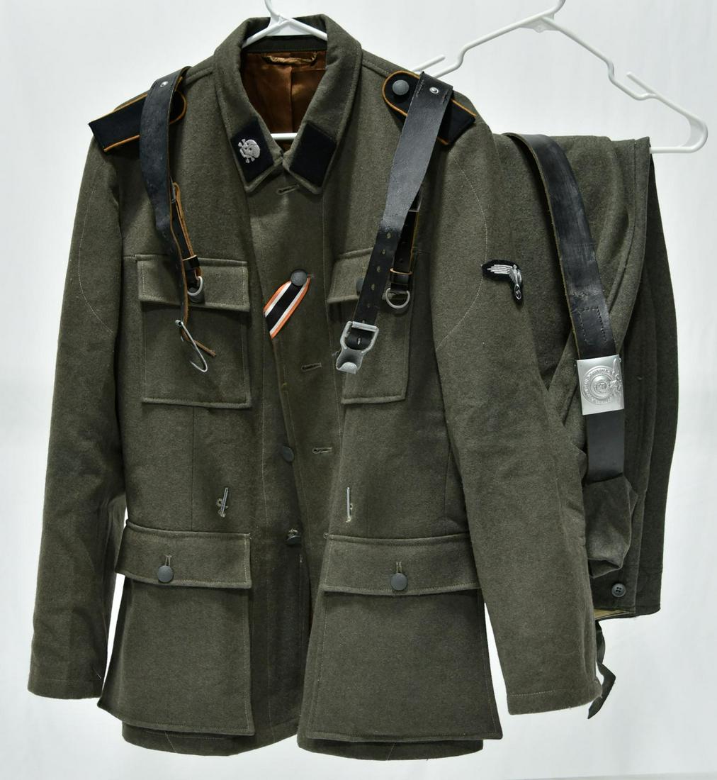 Reproduction WWII German Waffen-SS Service Uniform | Barnebys