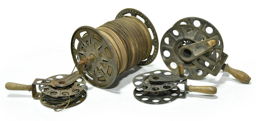 Original Wwii German Military Telephone Reels