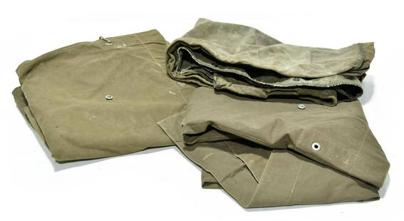 German Wwii Army "zeltbahn" Shelter Quarter