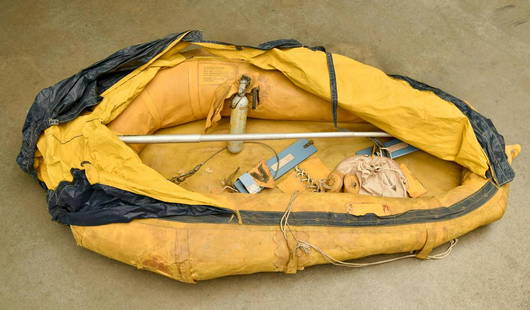 Original Wwii German Military Large Inflatable Raft