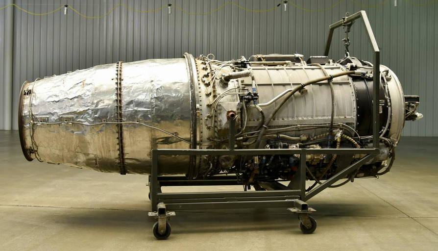 Original Aircraft J65 Jet Engine With Stand