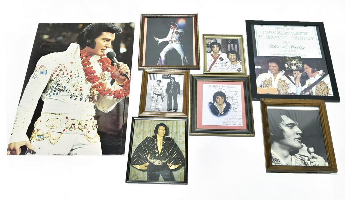 Vintage Elvis Poster, Prints, And Signed Photos