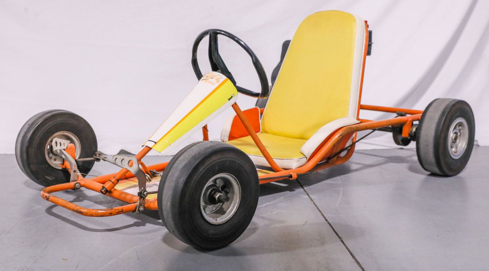 1970s Sears Orange Krate Fun-Kart Go Kart with Original | Barnebys
