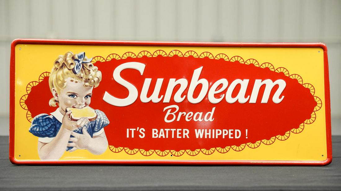 Nos Sunbeam Bread Sign