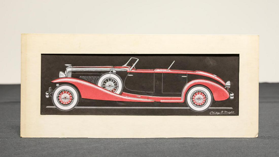 Duesenberg Model J Sport Phaeton Original Drawing By - Apr 24, 2021 ...