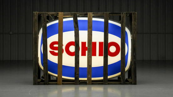 Original Large Gibble Gas Animated Neon Sign