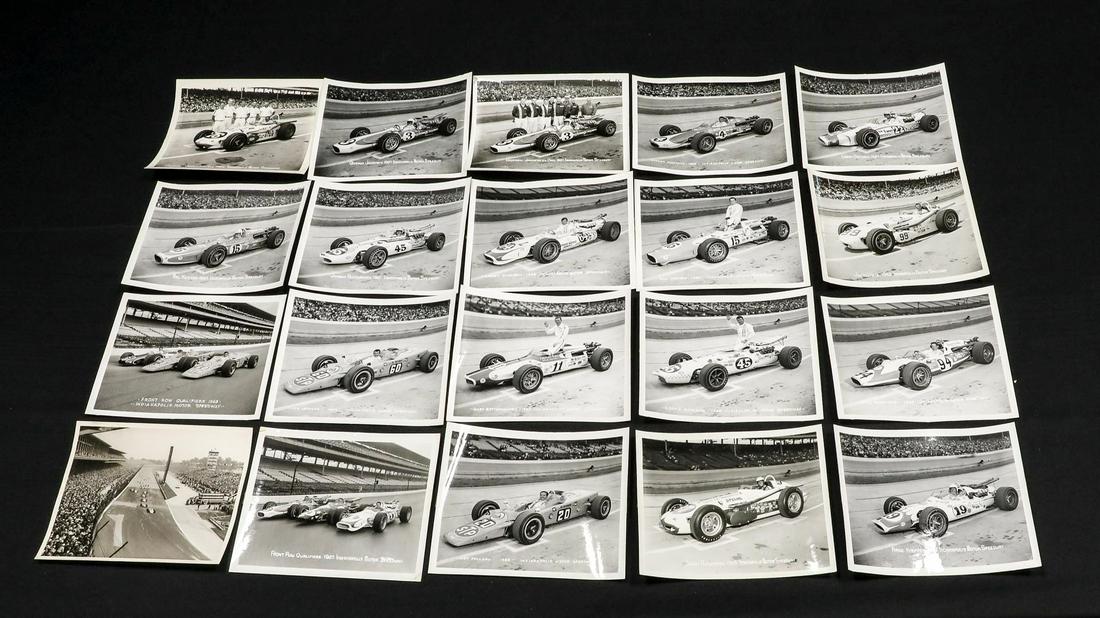 Collection Of 20 Indianapolis 500 Drivers And Cars