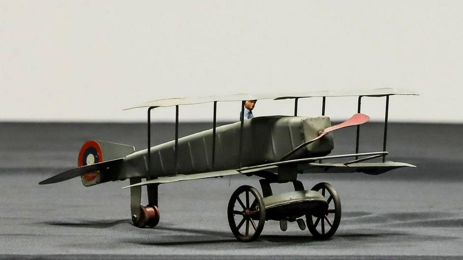 Raf Biplane Wind Up Toy
