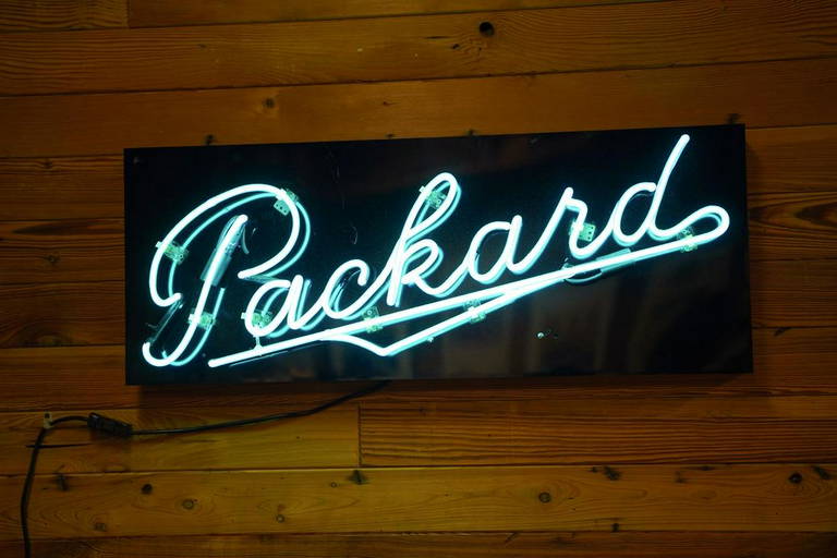 Circa 1920 Neon Packard Script Sign - Sep 03, 2021 | Worldwide ...