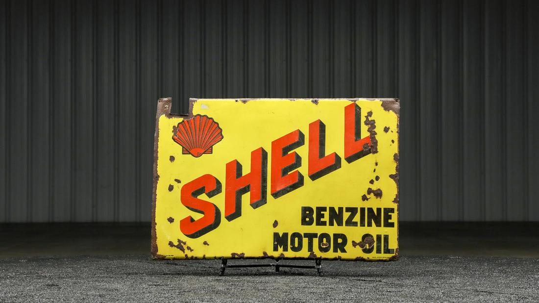 Belgian Shell Benzine-Motor Oil Enamel Sign (#2226) on Sep 11, 2021 ...