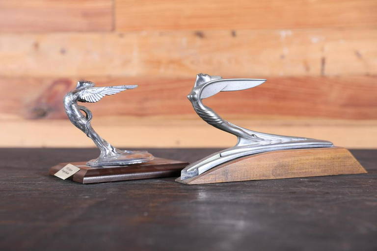 Two Desoto Radiator Mascots Ornaments