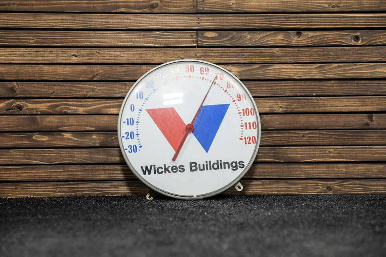 Circas 1970s Wick's Building Thermometer - Apr 22, 2022 | Worldwide ...