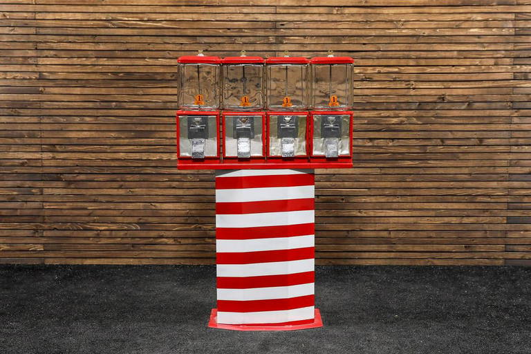 Coin-Operated Candy Machine Stand with Four Units (#1237) on Apr 22 ...