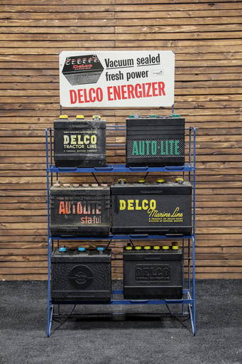 1970s Delco Energizer Display Rack With Batteries - Original (#2012) on ...