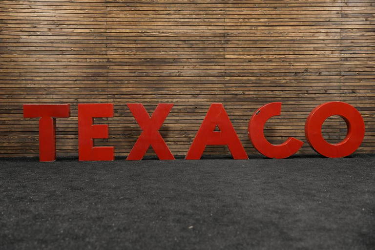 Texaco Gas Station Letters
