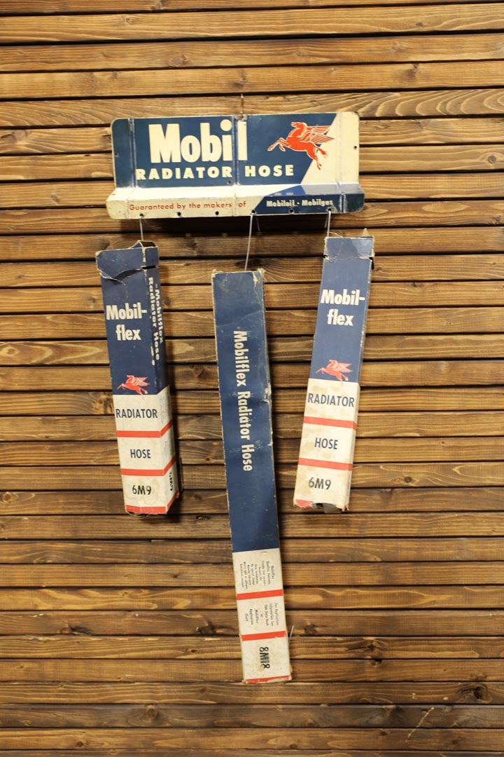 Original 1960s Mobilflex Radiator Hose Display