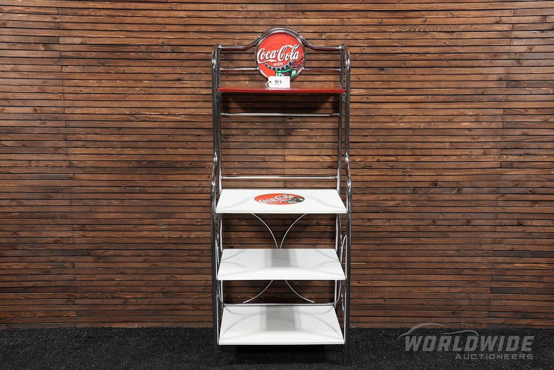 Coca-cola Display Shelf Auction