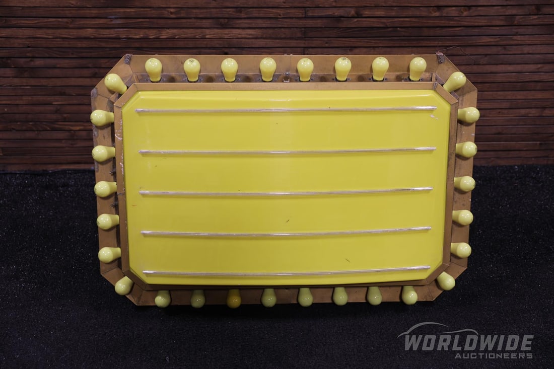 Marquee Lighted Indoor Reader Board Auction