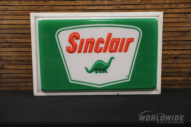 Sinclair Single Sided Lighted Sign