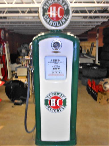 Sinclair/bennett Model 756 Gas Pump Restored