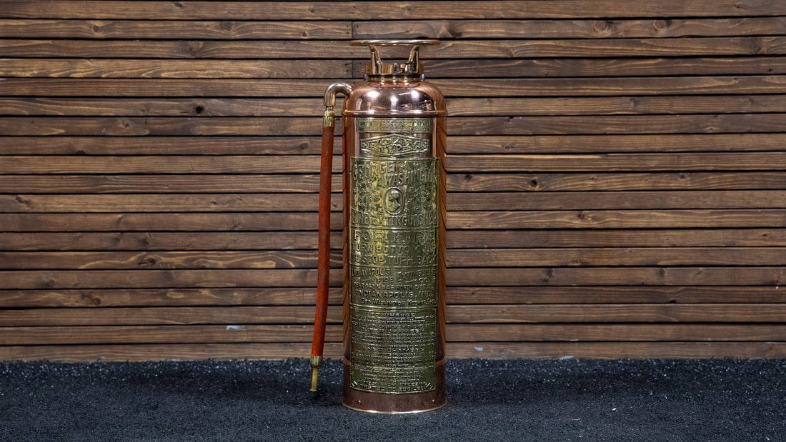 George Washington Fire Extinguisher Auction