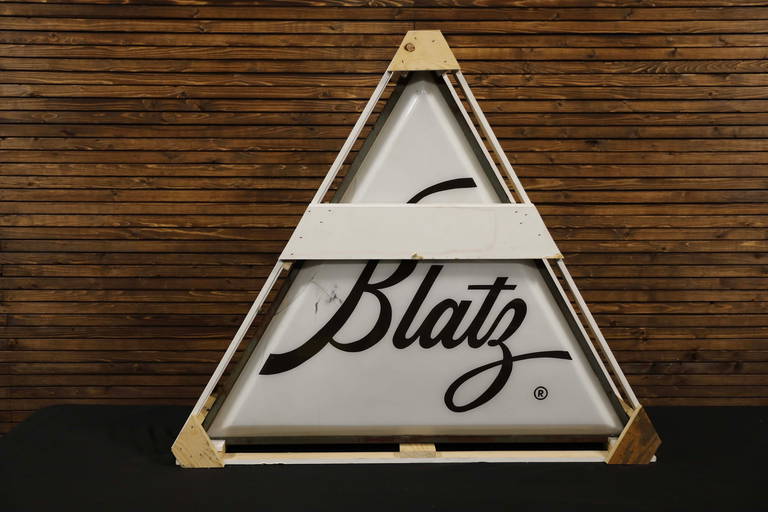 Blatz Double Sided Lighted Sign