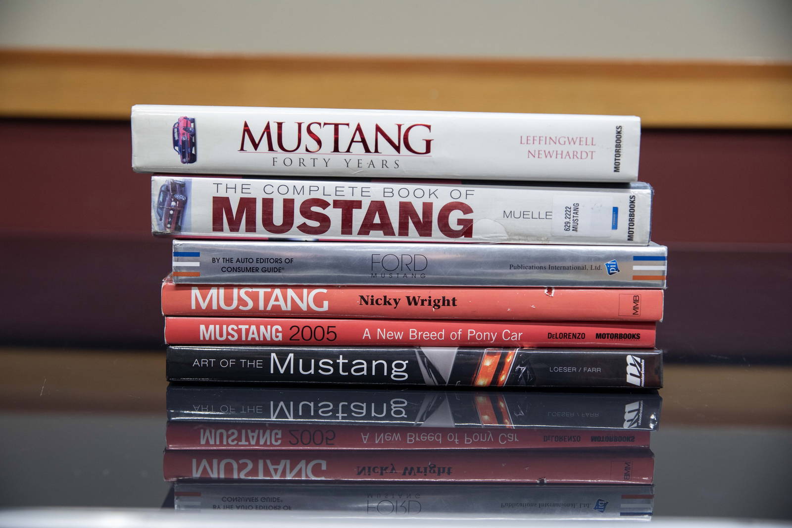 Six Ford Mustang Books Auction