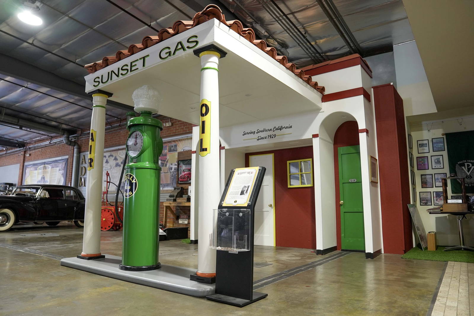 Sunset Garage And Gas Station Façade Auction