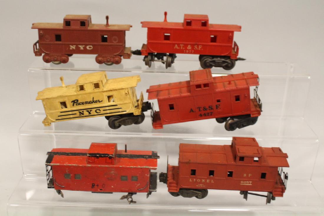 Group of 6 Marx Cabooses