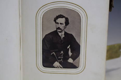 Cdv Of John Wilkes Booth ("wanted" Poster Shot)