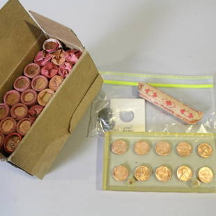 1979 Boxed Pennies & Roll 1943 Steel Uncirculated