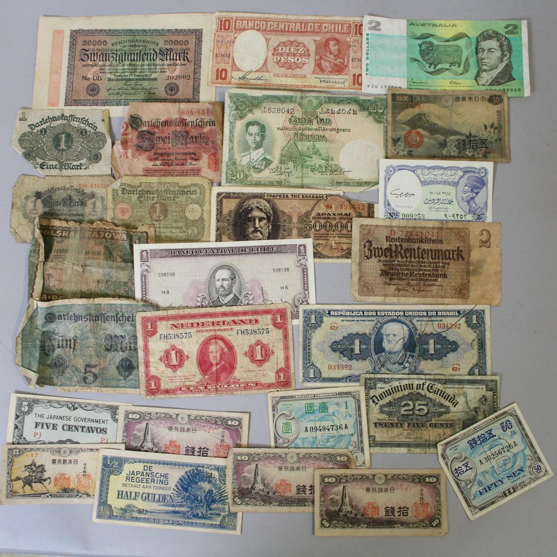25 Foreign Paper Money - Feb 07, 2021 | Stony Ridge Auction in OH