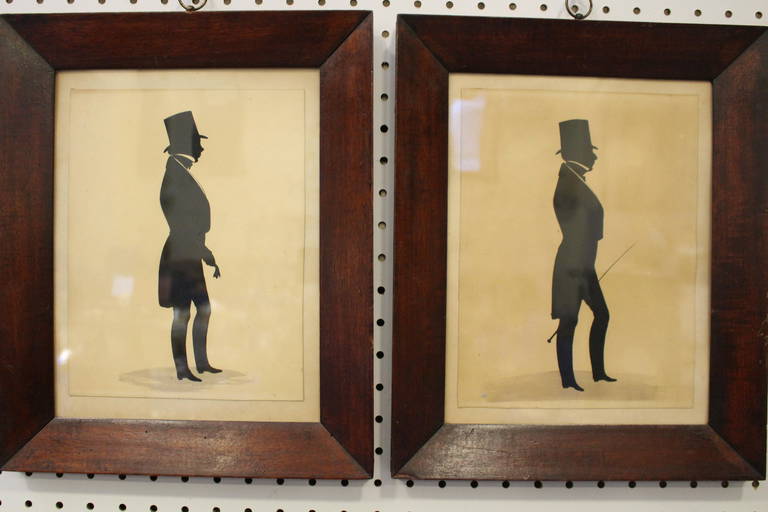 Standing Gentlemen Watercolor Portraits