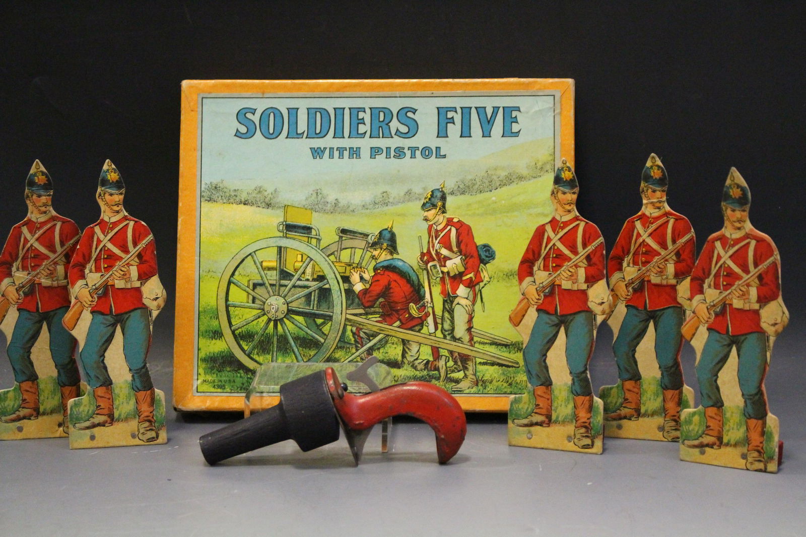 Milton Bradley Soldiers Five Shooting Game